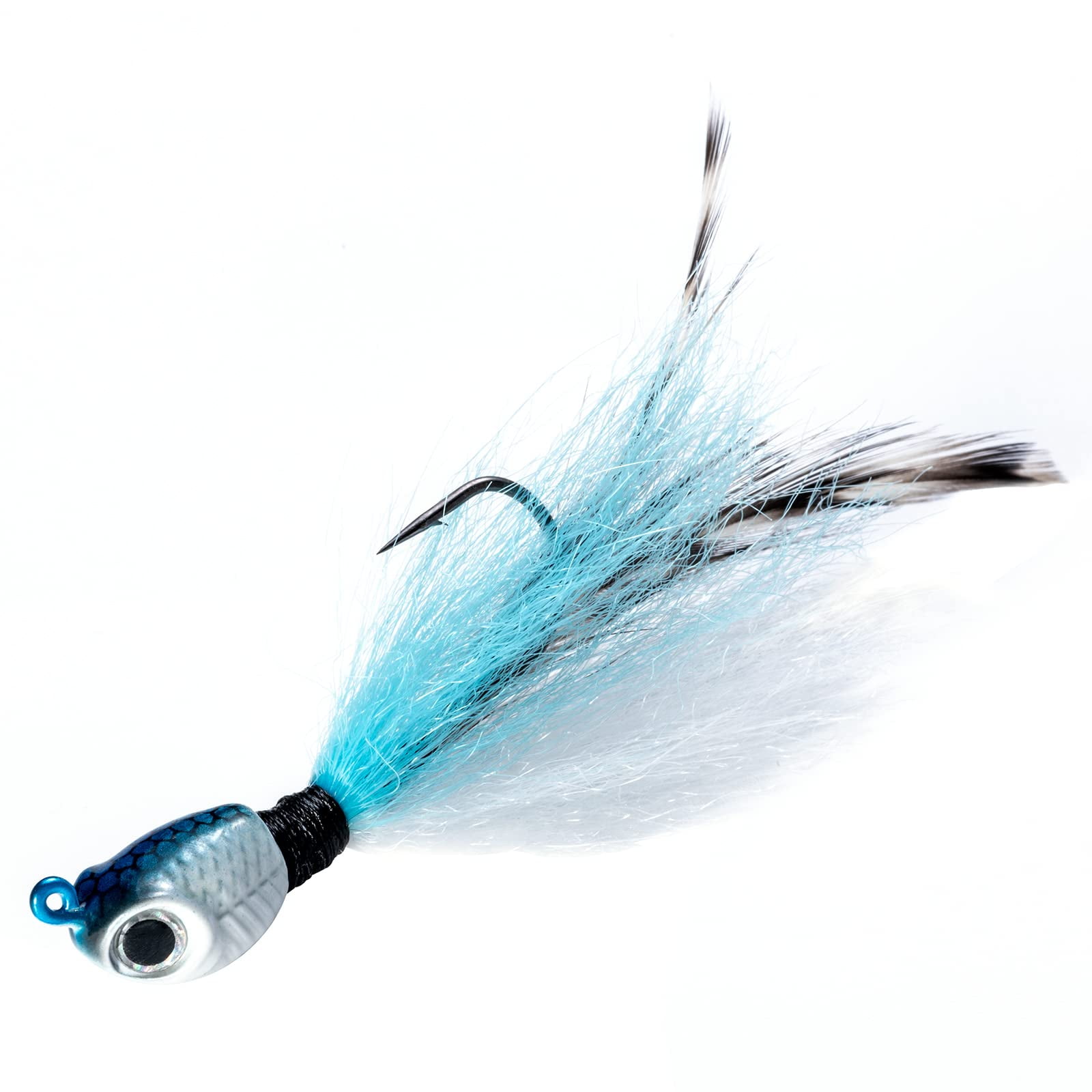 Goture Glow Bucktail Jigs - Saltwater, Luminous Paint, for Trout Eye ...