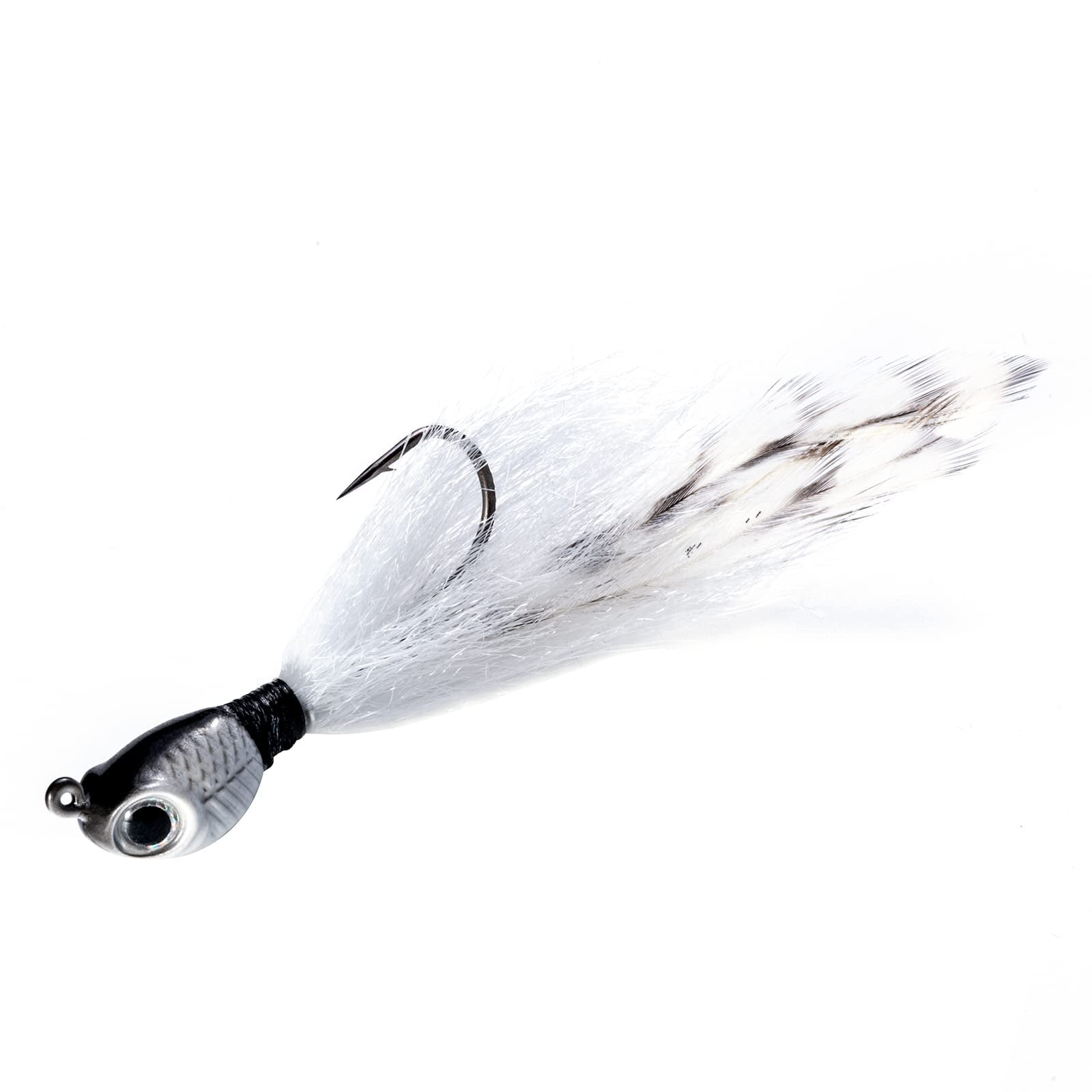 Goture Glow Bucktail Jigs Saltwater Pompano Jigs Hair Jigs Fluke Jig ...