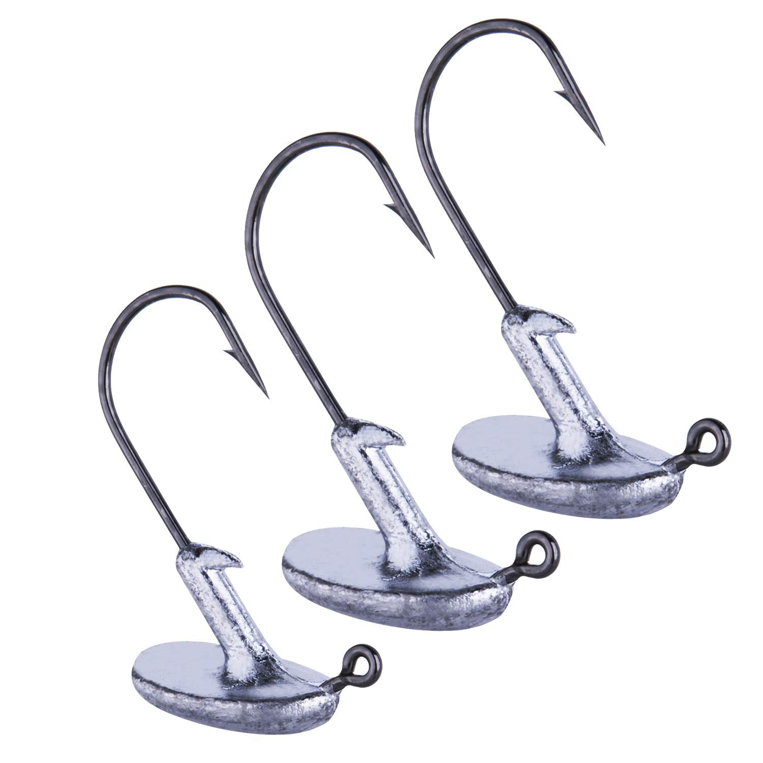 Goture Round Jig Head, Lead Jig Head Hooks for Freshwater Saltwater Fishing, Swimbait Jig Heads ...