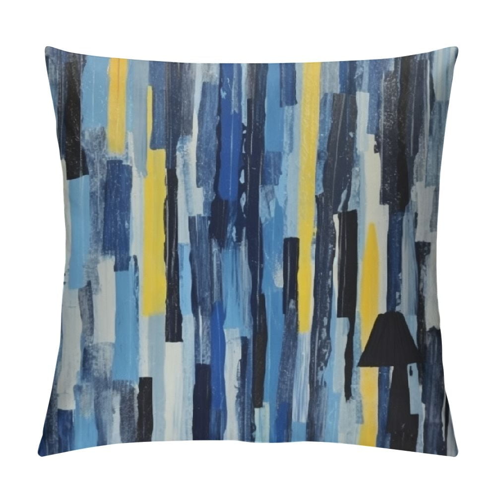 Gotuvs Abstract Art Cozy Pillowcase Cushion Cover Modern Watercolor