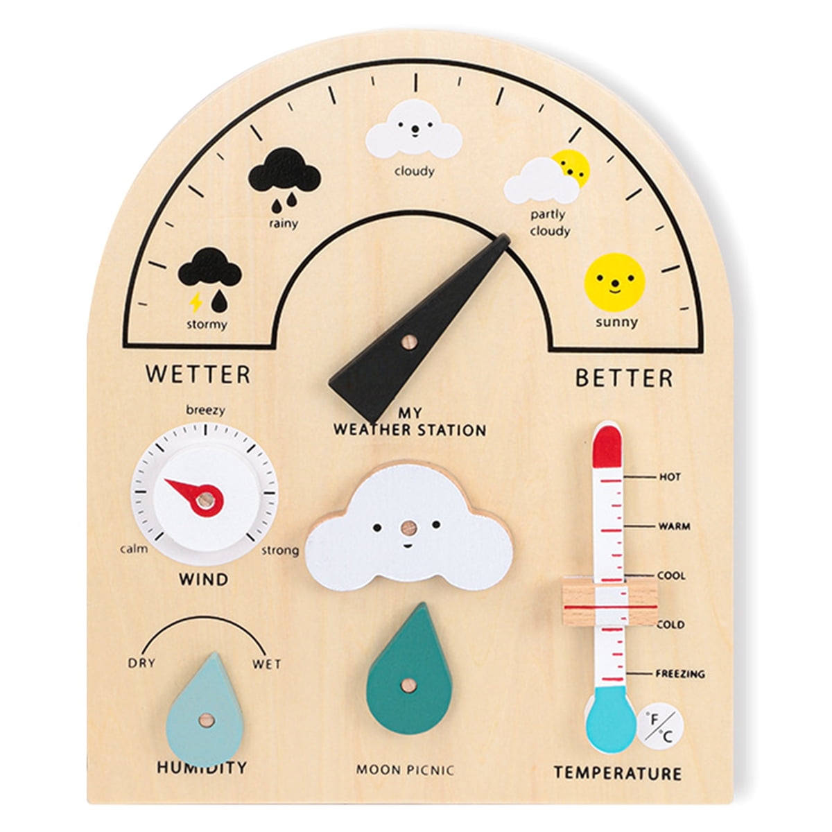 Gotydi Weather Station Toy: Fun Educational Science Kit for Kids Age 3 ...