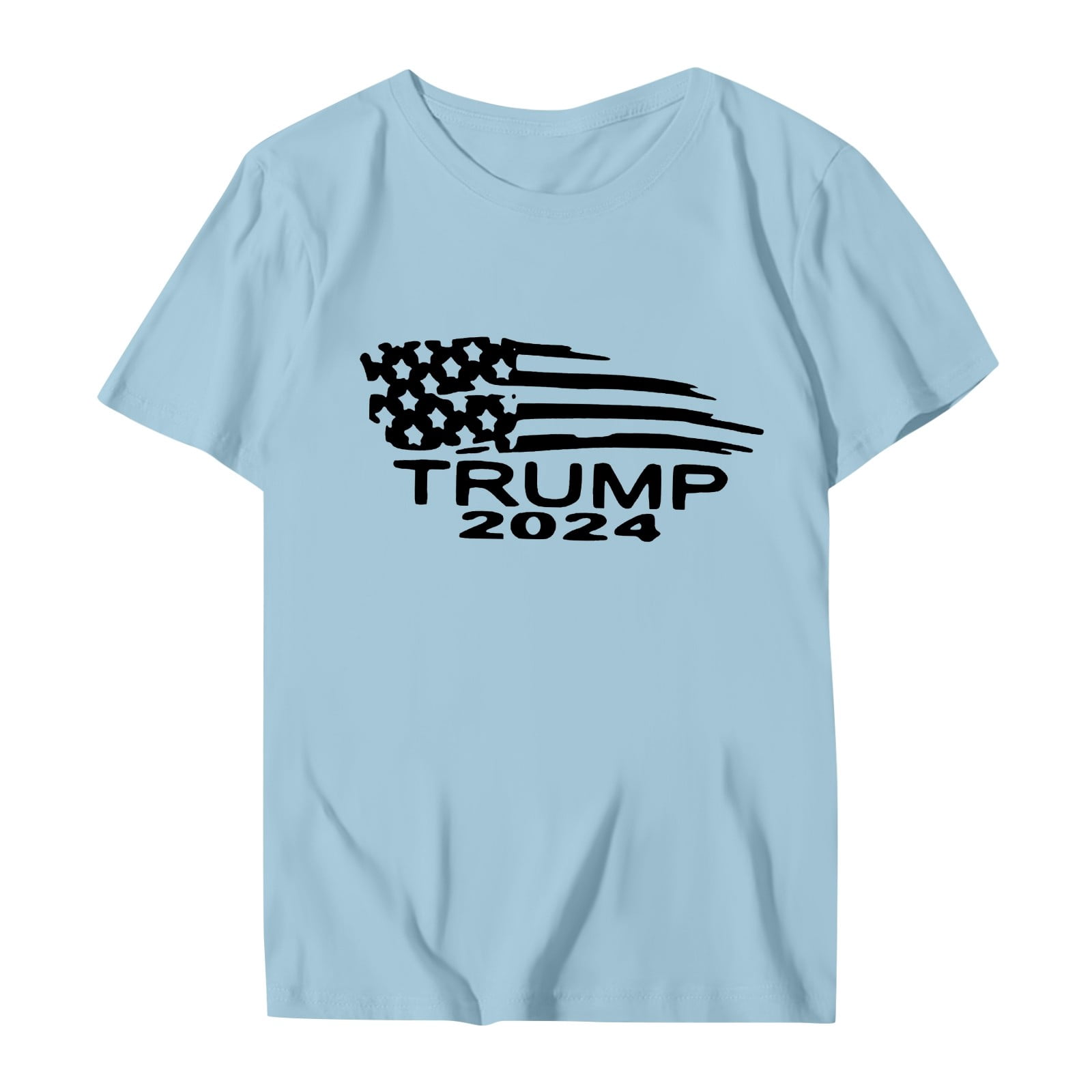 Gotyou Donald Trump T-Shirt Tops 2024 for Women, American Flag Printed ...