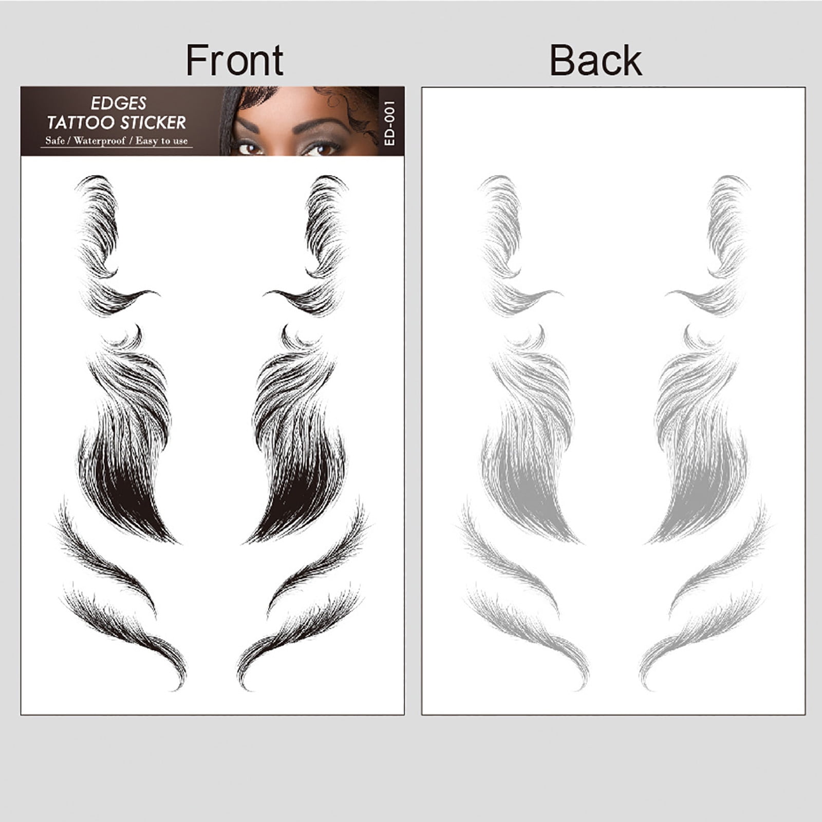 Gotyou Forehead Hair Stickers,Salon DIY Hairstyling,Hair Stickers ...