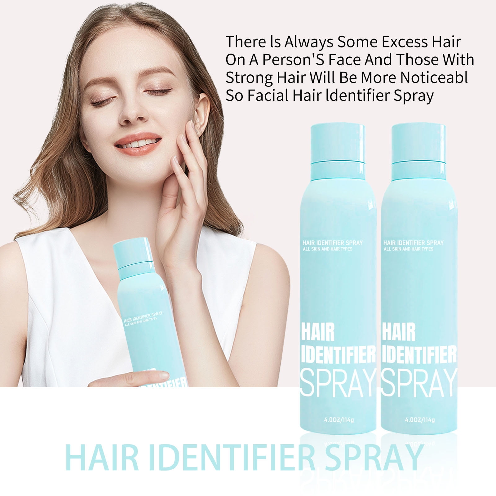 Gotyou Hair Identifier Spray for Face Dermaplaning,114ML/4 FlOZ Hair ...