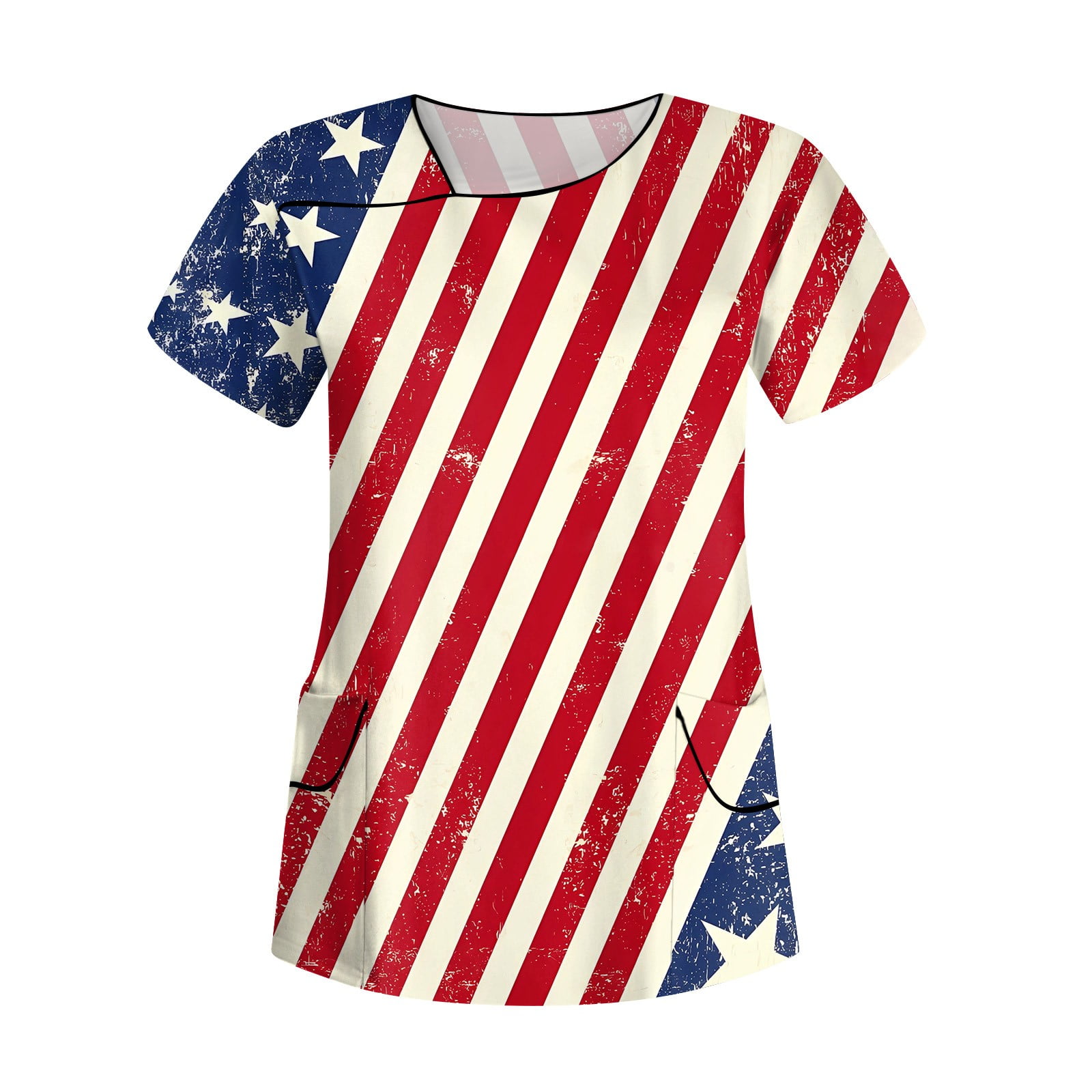Gotyou Independence Day Print T-Shirts for Women, Women's Independence ...