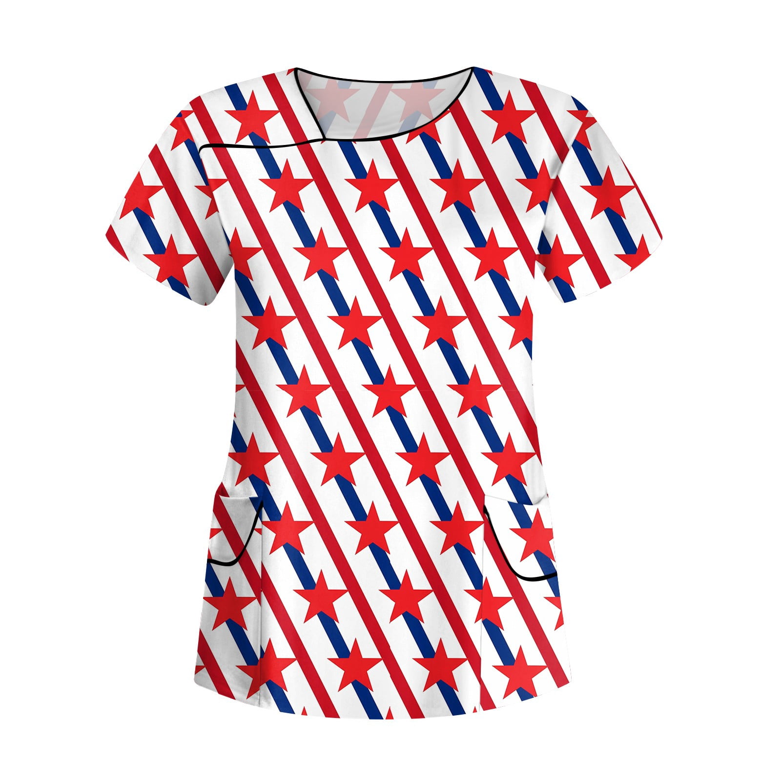 Gotyou Independence Day Print T-Shirts for Women, Women's Independence ...