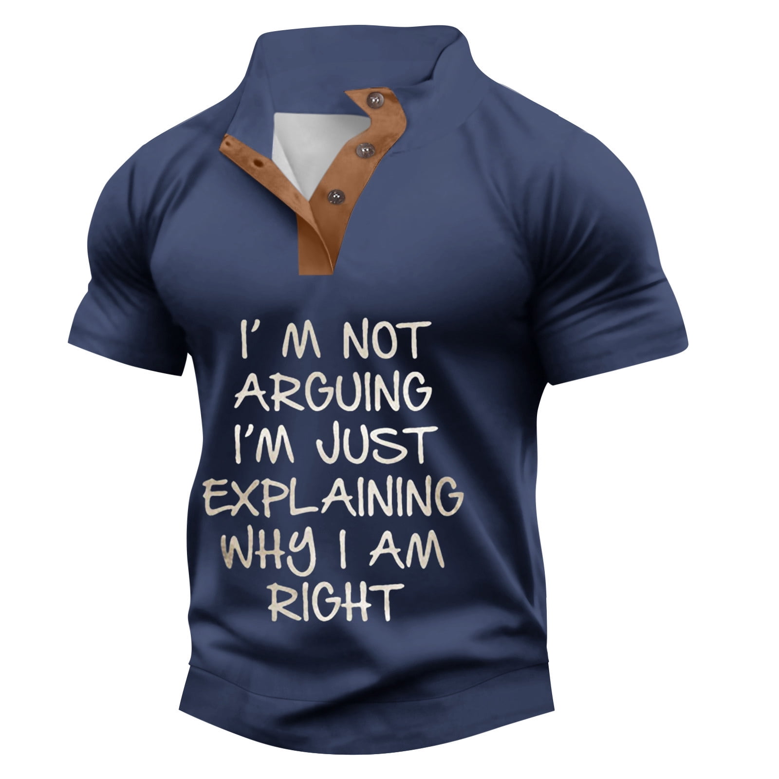 Gotyou Men’S Short Sleeve Graphic T-Shirt Tees, Summer Men's Button Up ...