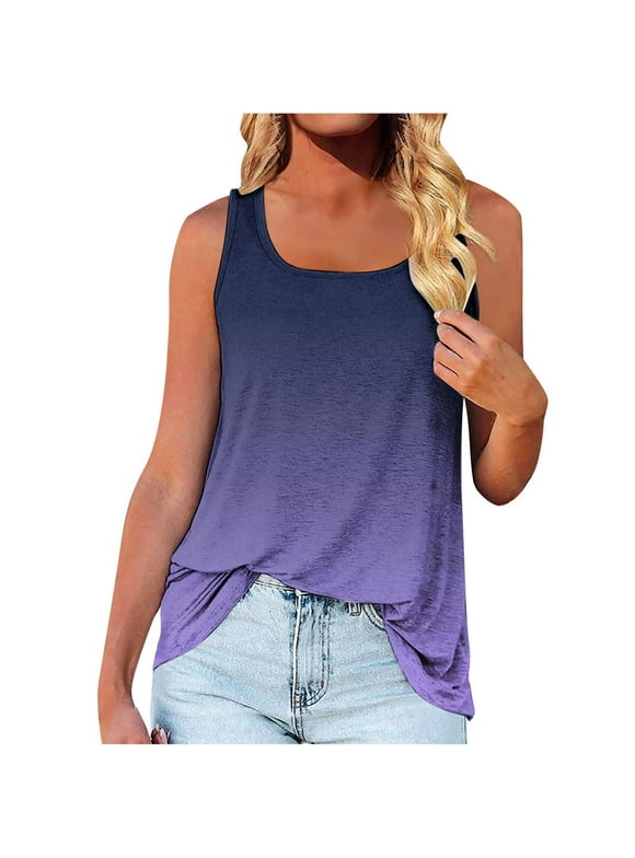 Dark Purple Tank Tops
