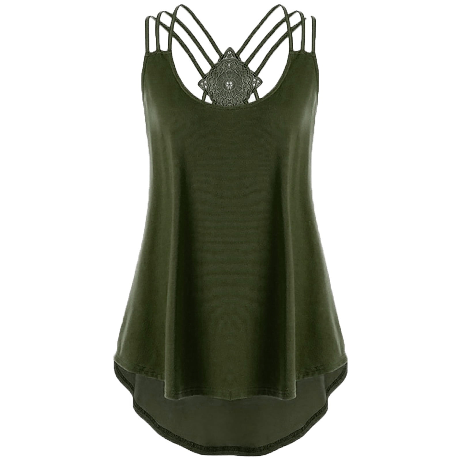 Gotyou Women's Sleeveless Tank Tops, Ladies' Bandages Sleeveless Vest ...