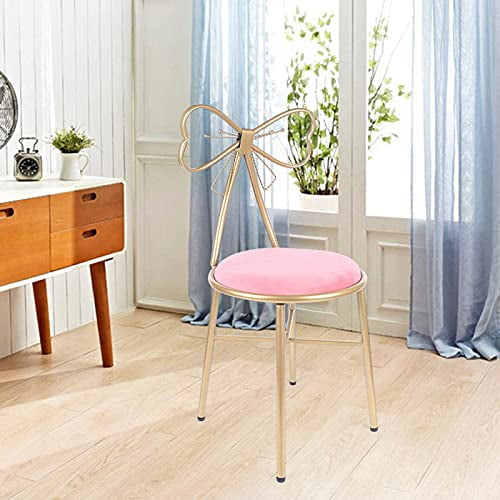 Goudergo Velvet Butterfly Chai,Vanity Mirror Chair,Vanity Chair with ...