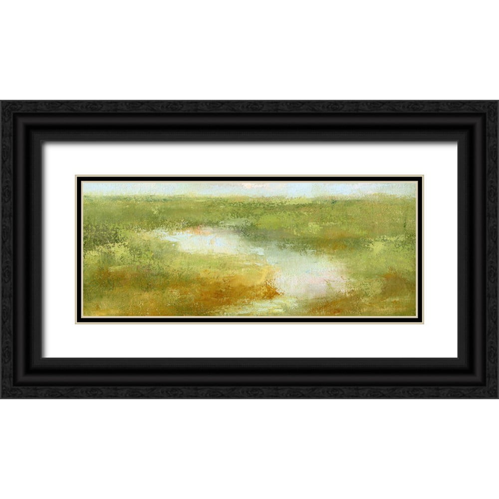 Gould, Laura Graham 32x15 Black Ornate Wood Framed with Double Matting ...