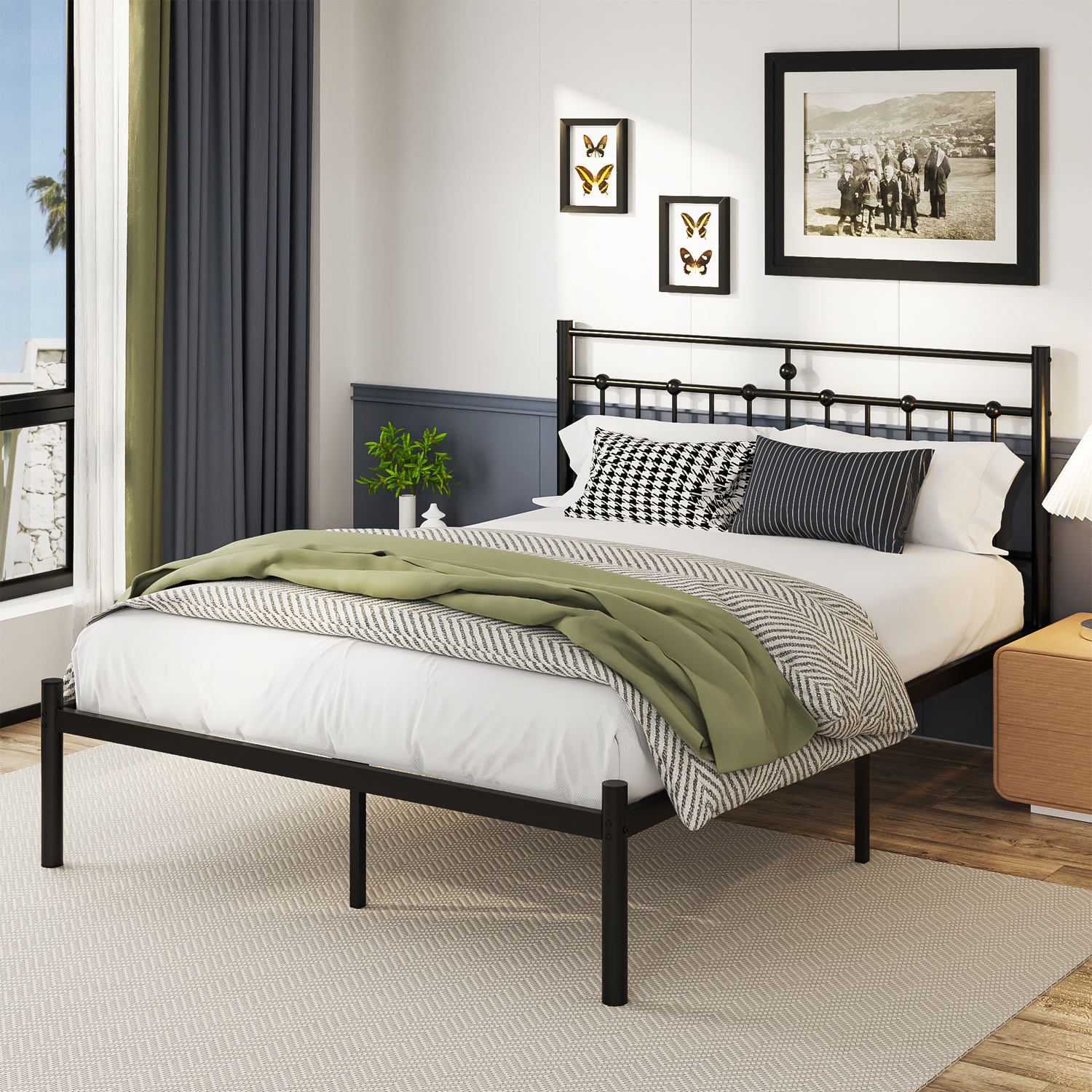 Tvilum Diana Queen Bed, Multiple Finishes - Walmart.com