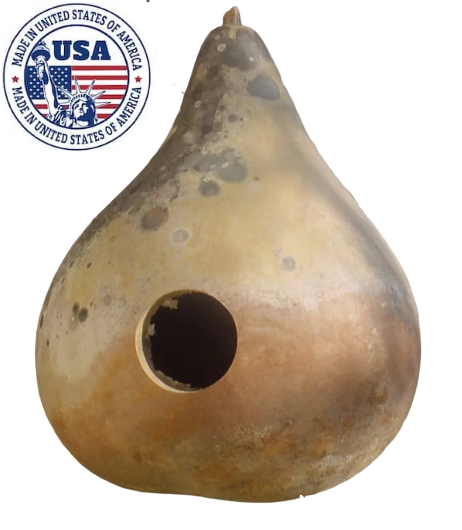 Gourd Bird House, 5" - 6", Natural Nesting, Bird Houses by Mark, Made ...