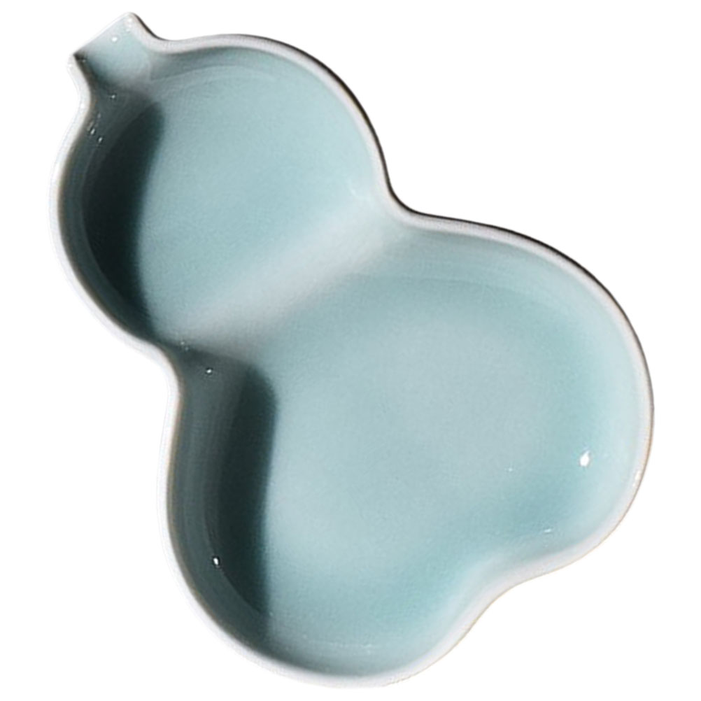 Gourd Shape Ink Dish Desktop Ink Container Calligraphy Brush Holder ...