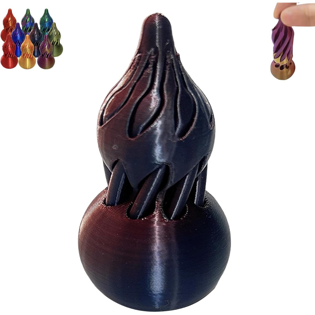 Gourd Spiral Cone Fidget Toy,Impossible Gourd Passthrough Sculpture ...