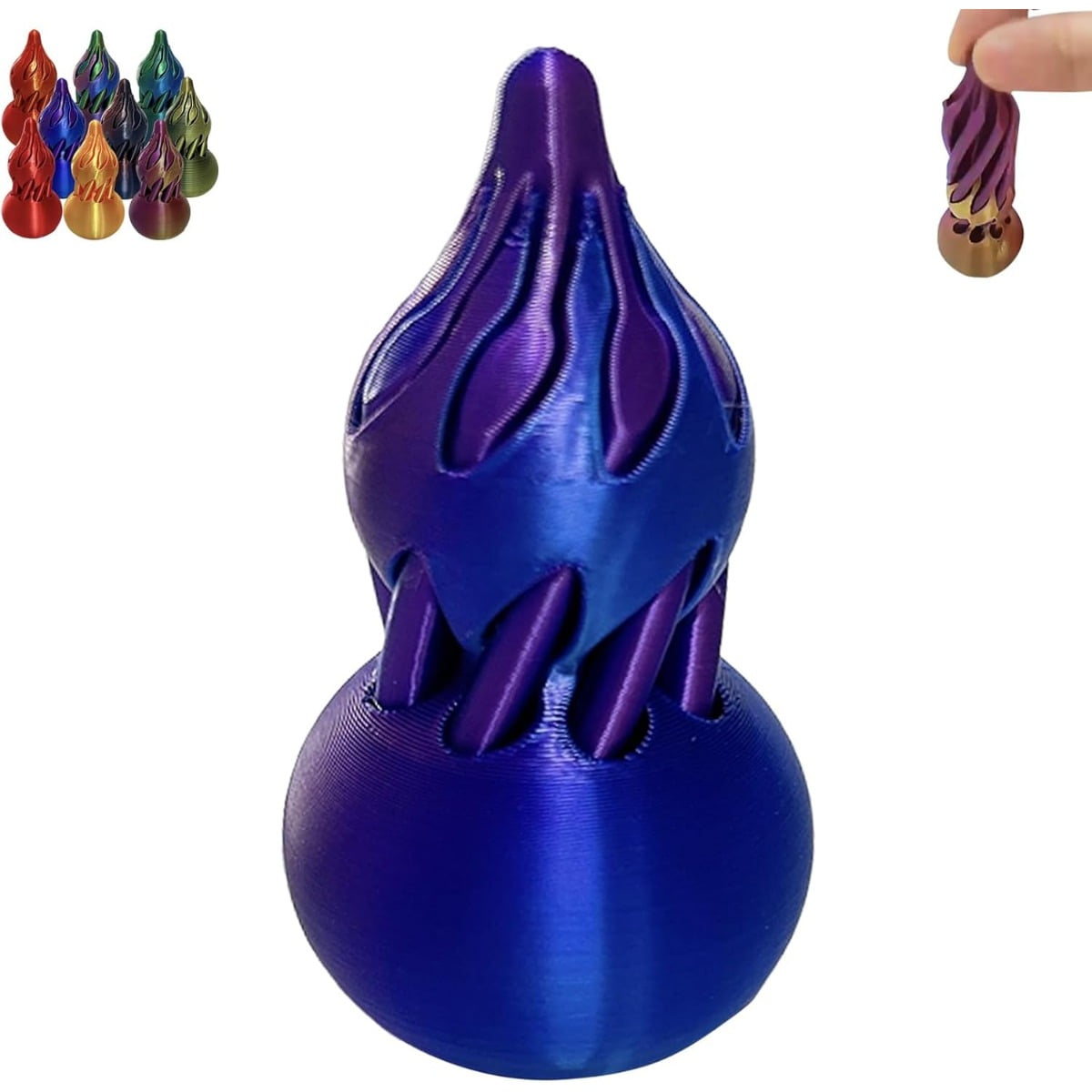 Gourd Spiral Cone Fidget Toy,Impossible Gourd Passthrough Sculpture ...