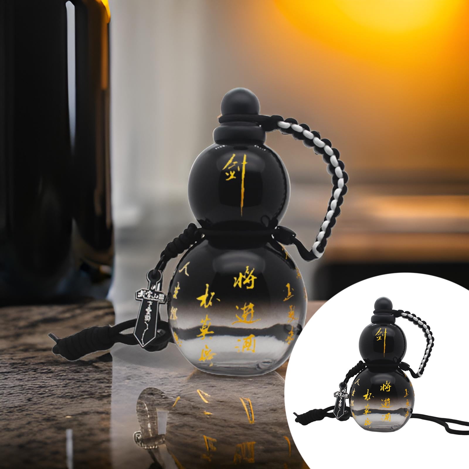 Gourd Style Reusable Water Bottle 28oz Flask with Leak Proof Screw Top ...