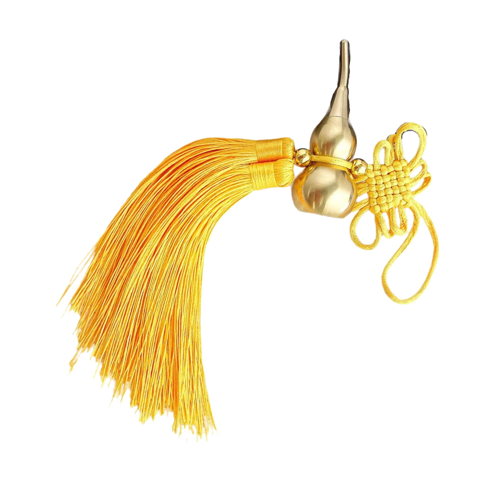Gourd Wind with Silk Tassels, Cultural Fengshui Amulet for Vehicle Home ...
