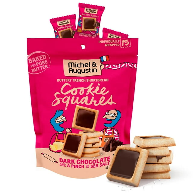 Gourm Chocolate Cookie Squares | Dark Chocolate & Sea Salt ...