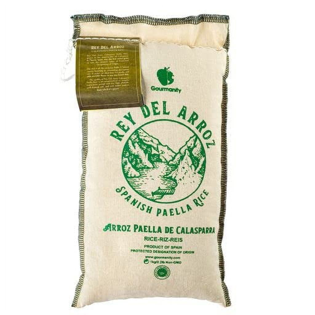 Gourmanity 2.2 lb Spanish OIF8 Calasparra Rice for Paella, Rey del ...