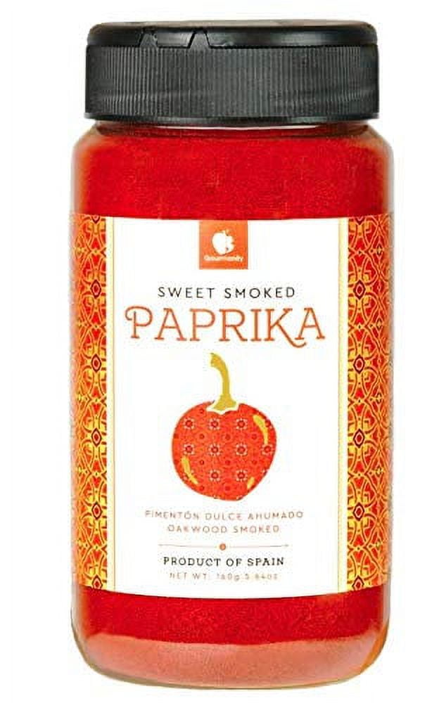 Gourmanity Sweet Smoked Spanish Paprika Powder, 5.64 oz Spice Seasoning ...