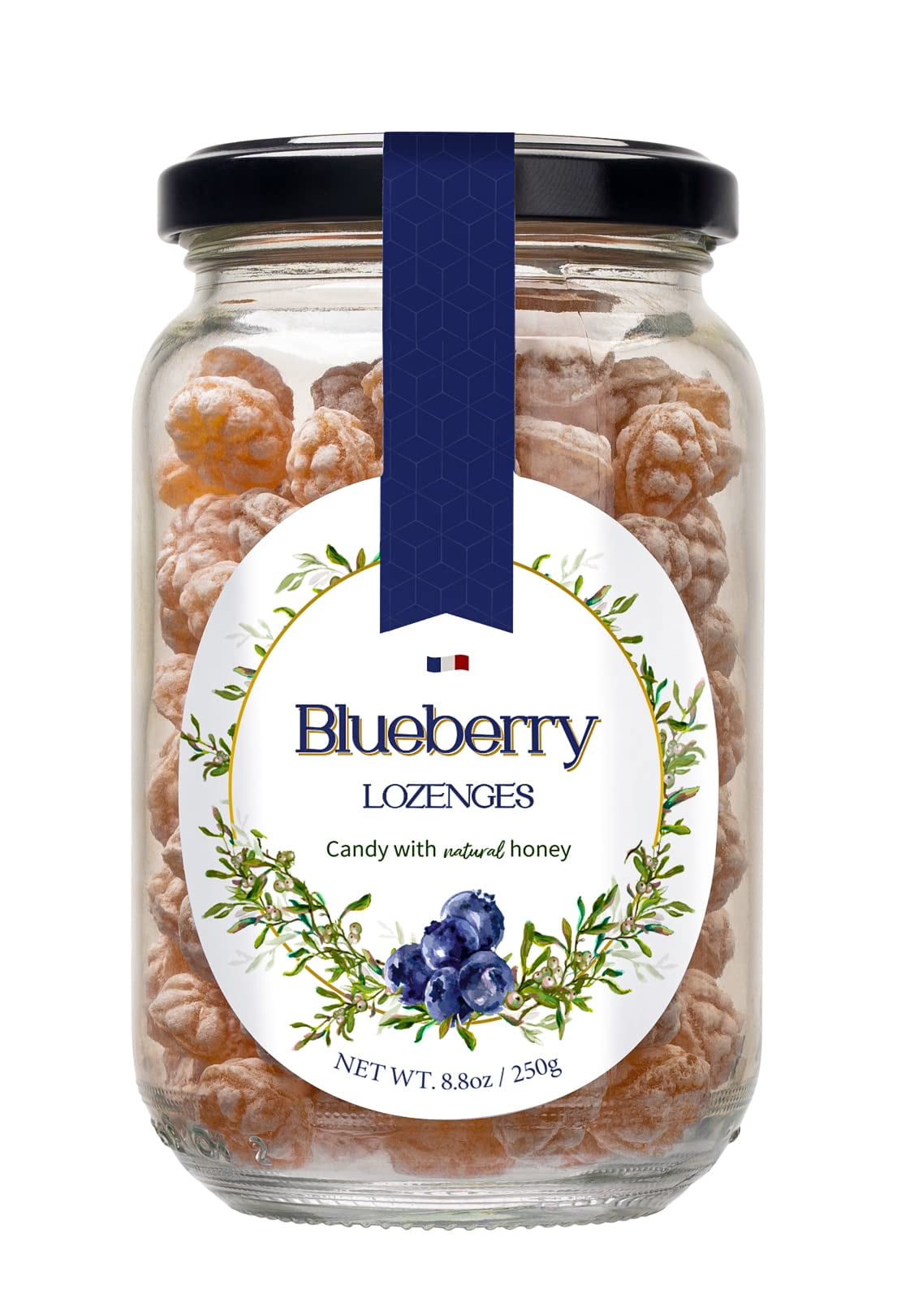 Gourmanity Blueberry Flavor Honey AKF18 Lozenges Made with Real Honey ...