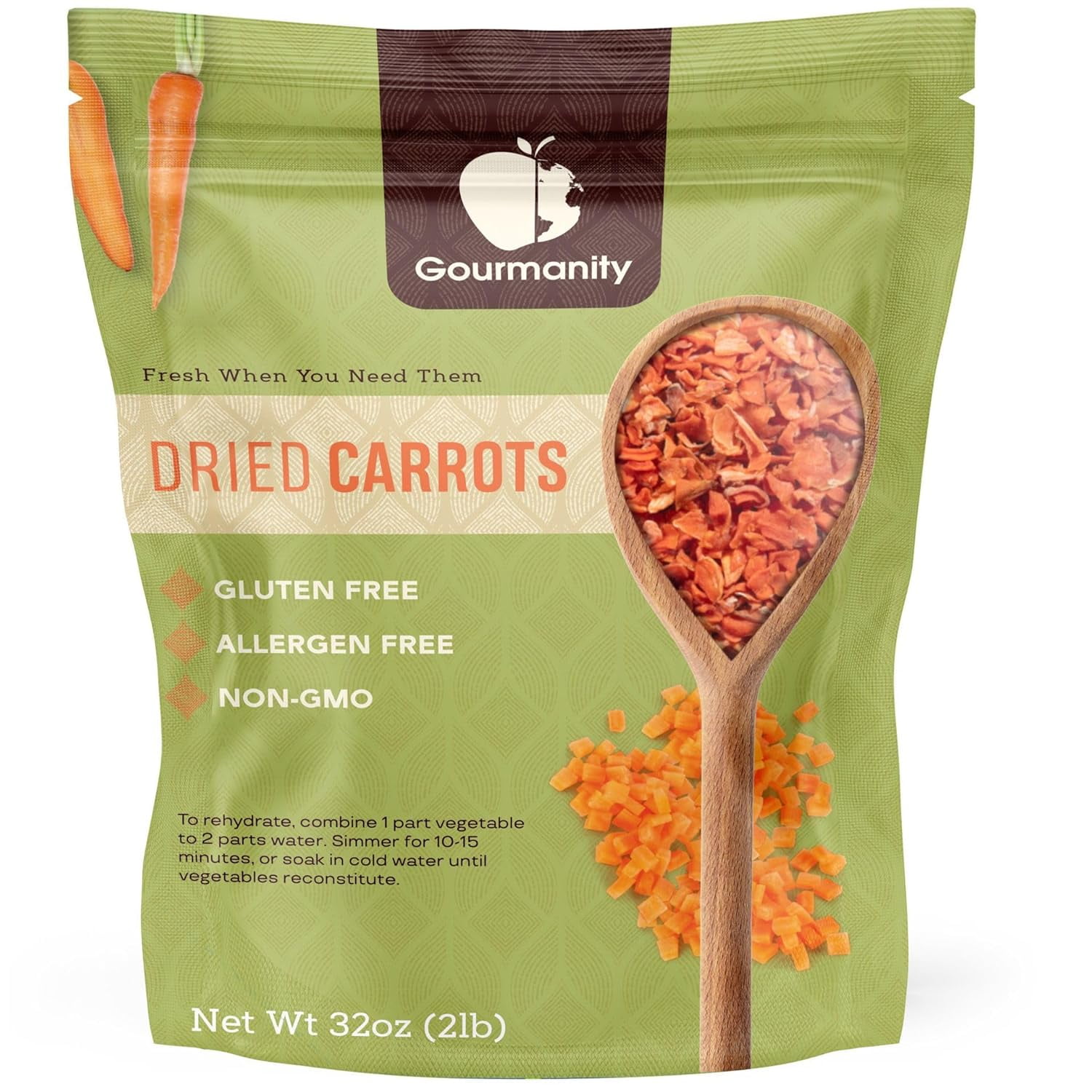 Gourmanity Carrot Flakes 2LB - Walmart.com