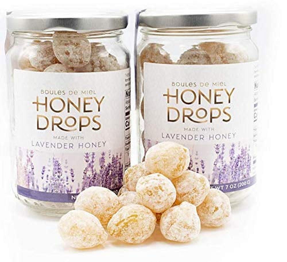 Gourmanity Lavender Honey Drops, 7oz Jar, Pack of 2, Hard Candy From ...