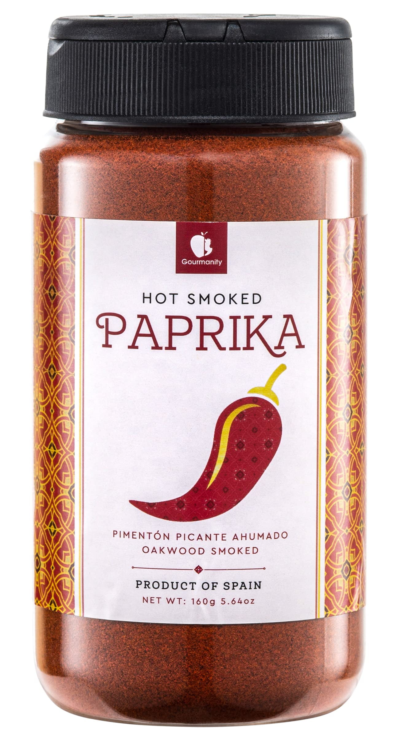 Gourmanity Hot Smoked Paprika IRF13 Powder, Premium Spanish Paprika ...
