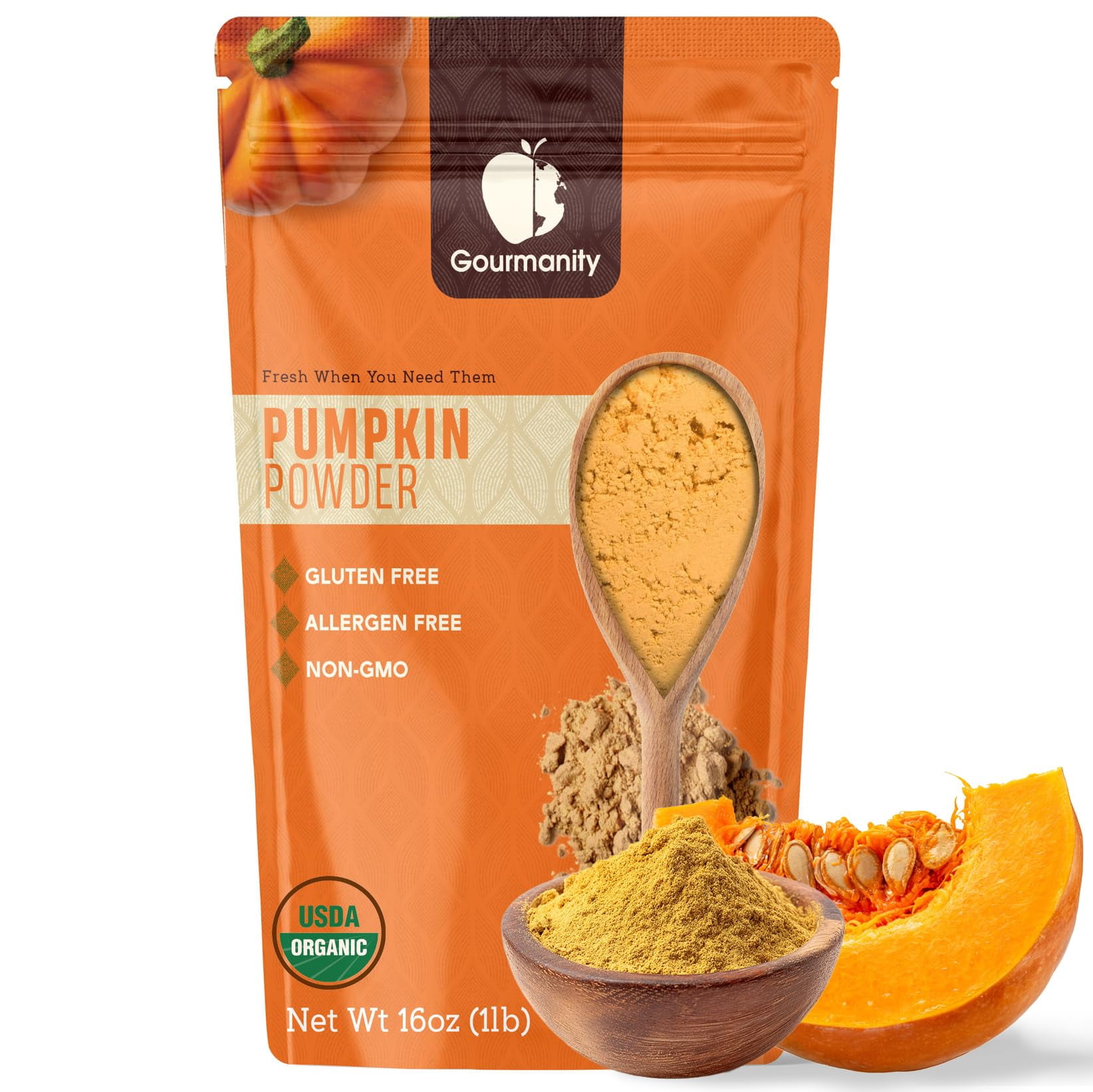 Gourmanity Organic Pumpkin Powder OLF24 for Cooking and Baking, Pumpkin ...