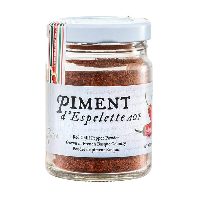 Dried Ground Chili, Piment d'Espelette-Red Pepper Powder, 1.41Oz Jar ...