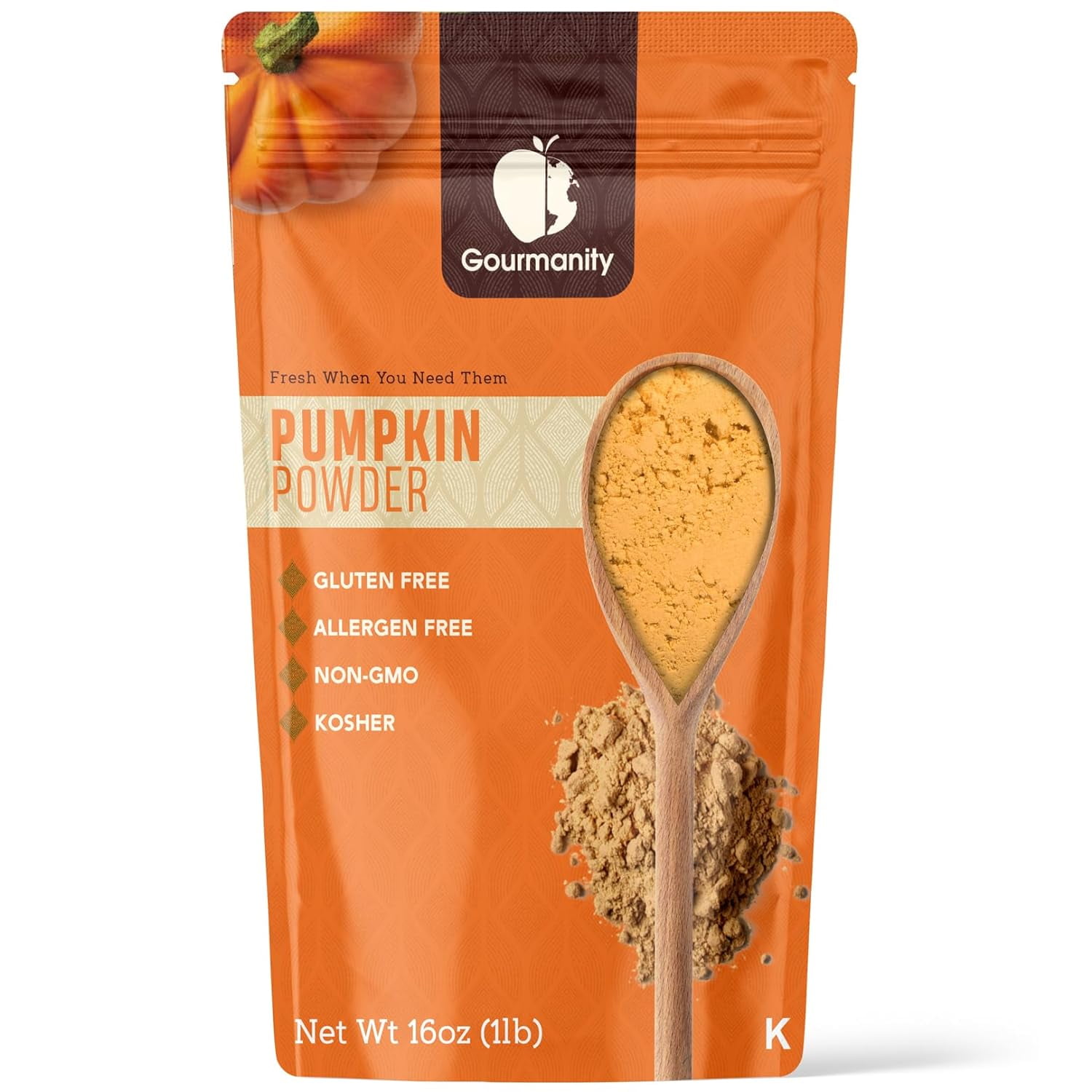 Gourmanity Pumpkin Powder - Dehydrated Pumpkin Flour, NON-GMO, Kosher ...