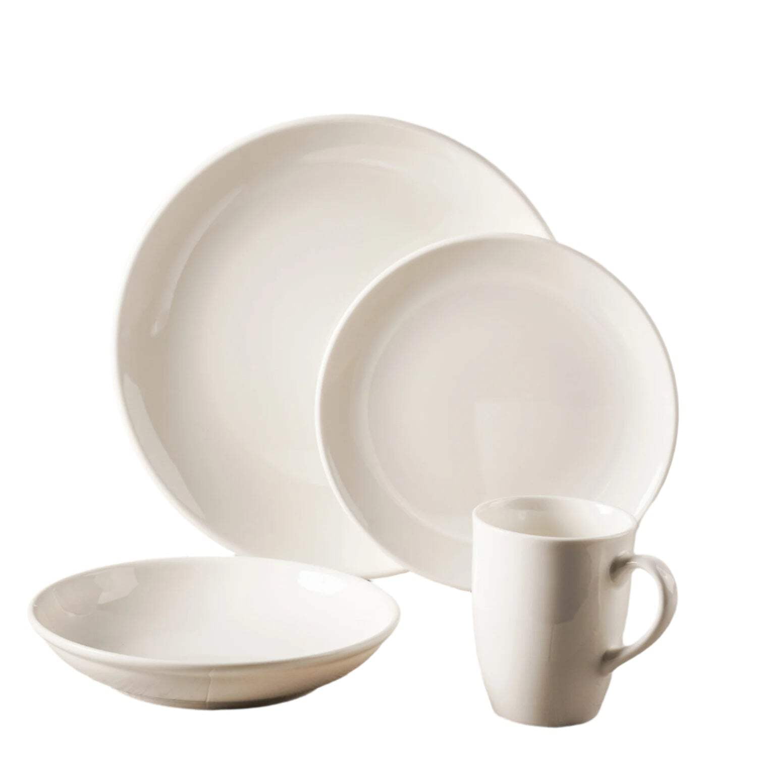 Gourmet 4-Piece Dinnerware Set For 1 - Walmart.com