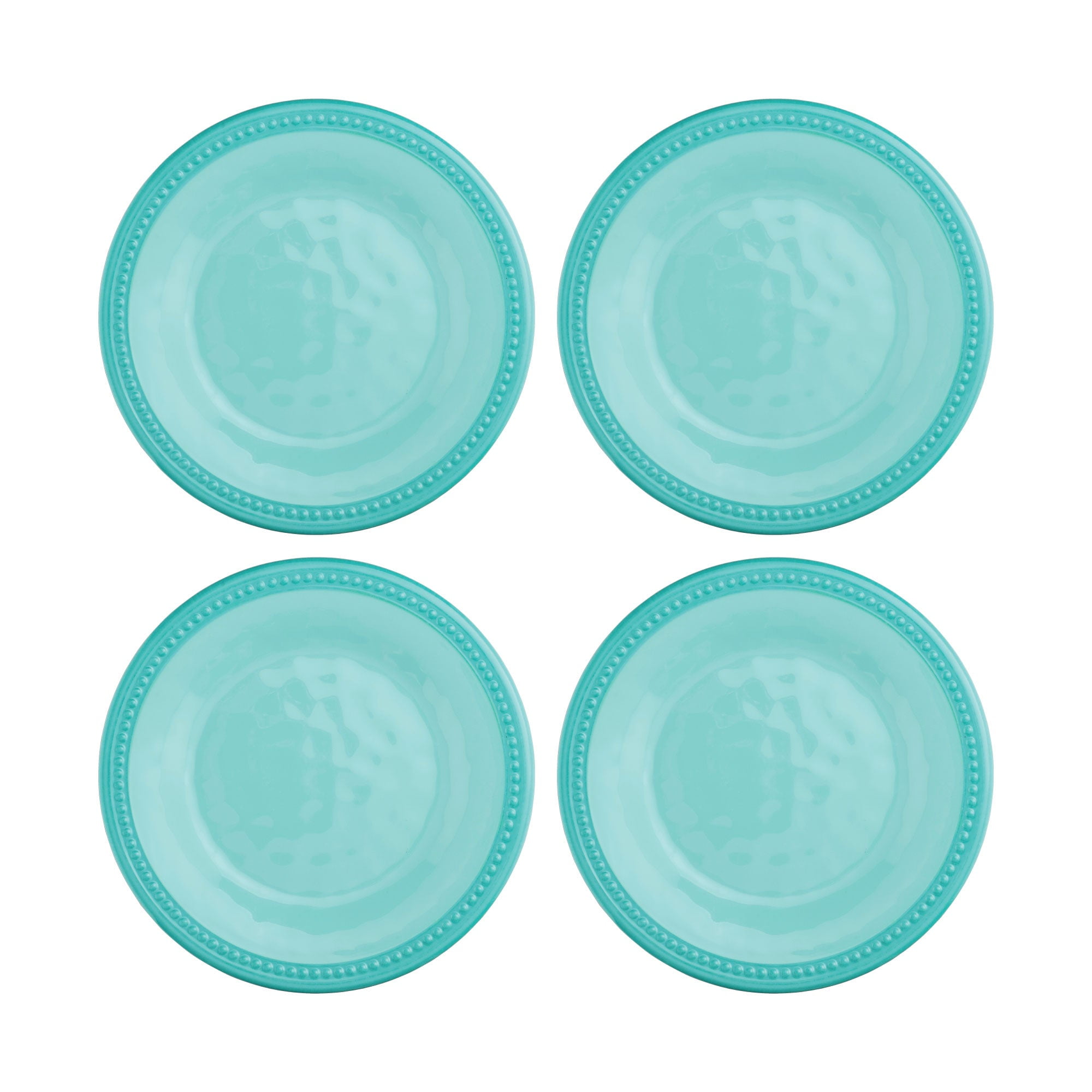 Gourmet Art 4-Piece 6 Inch Melamine Serving Plates Appetizer Plates ...