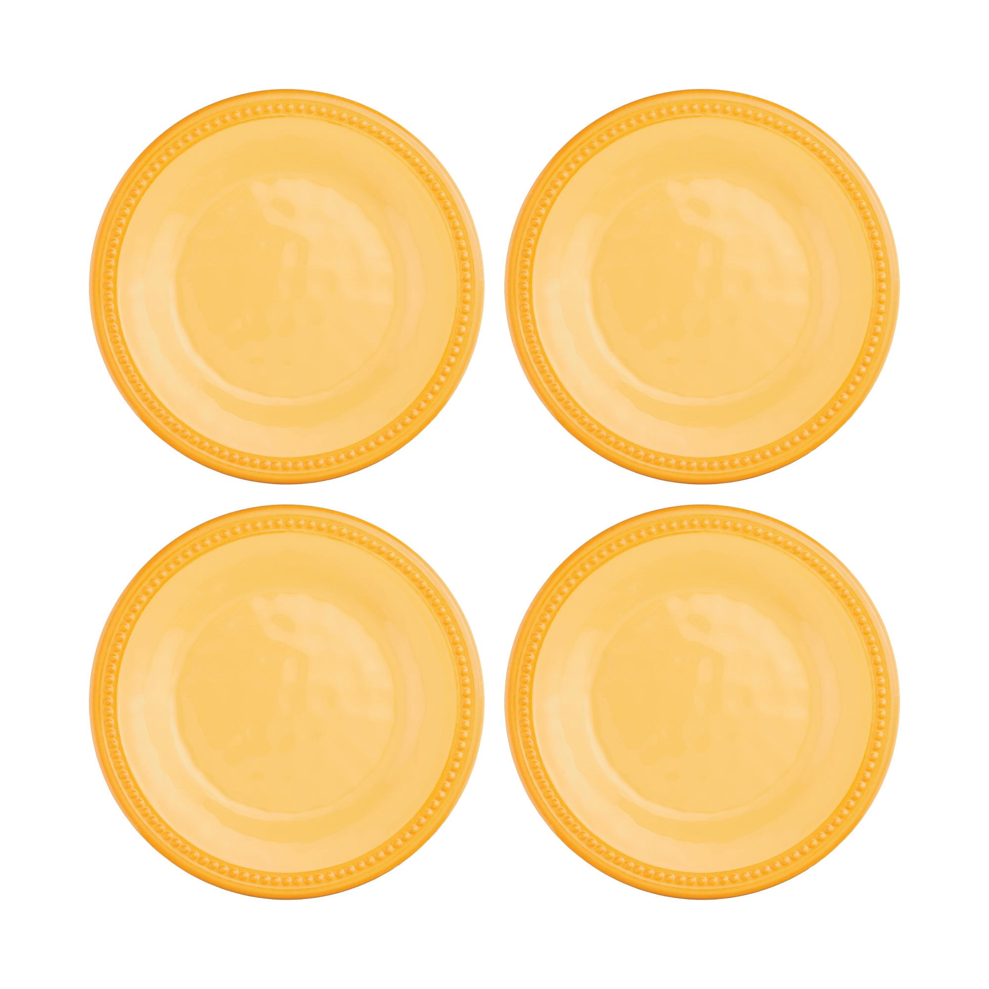 Gourmet Art 4-Piece 6 Inch Melamine Serving Plates Appetizer Plates ...