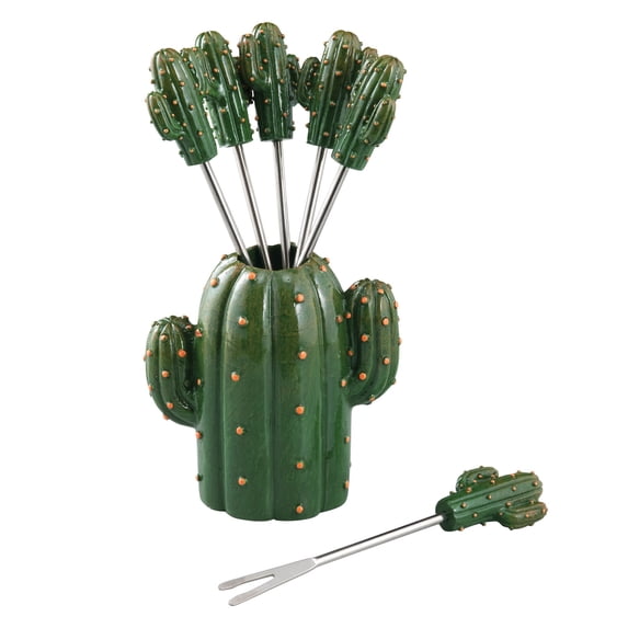 Gourmet Art 6-Piece Stainless Steel Cocktail Picks/Fruit Sticks ...