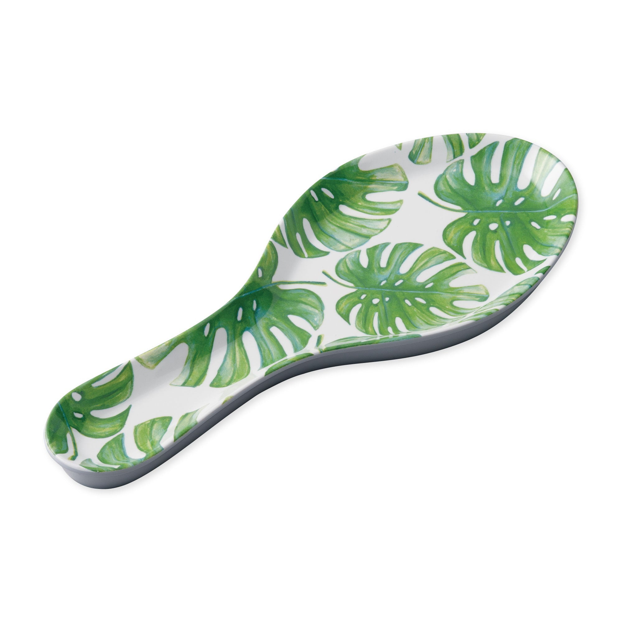 Gourmet Art Monstera Melamine Spoon Rest Spoon Holder Kitchen Utensil ...
