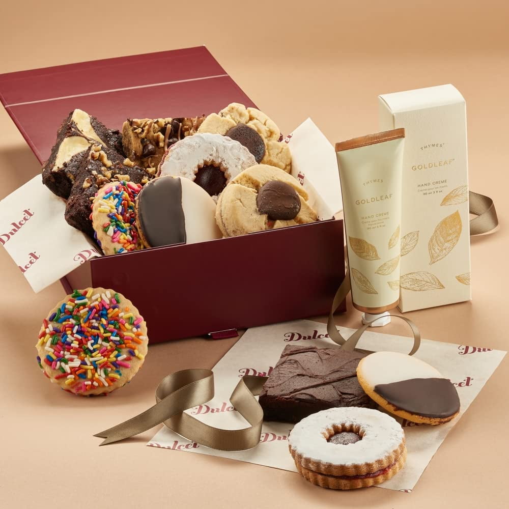 Gourmet Bakery Assortment Gift - Luxury Gold Leaf Hand Cream - Handmade ...