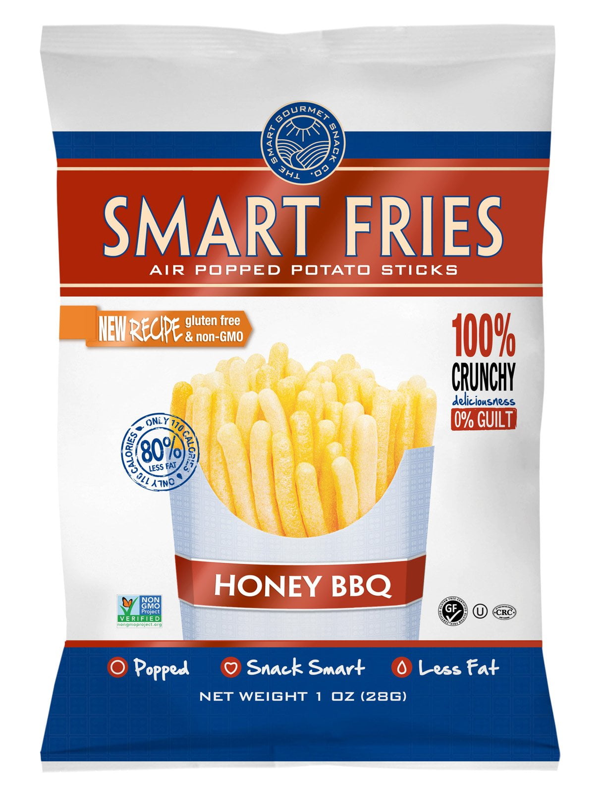 Gourmet Basics Smart Fries CCF19 Air Popped Potato French Potato Sticks Individual Bags, Fry ...