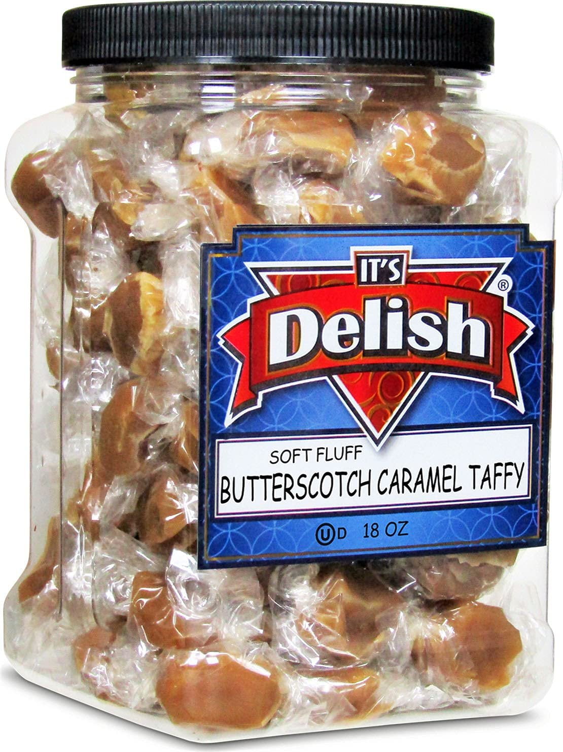 Gourmet Butterscotch Caramel by Its Delish 18 OZ Jumbo Container Jar ...