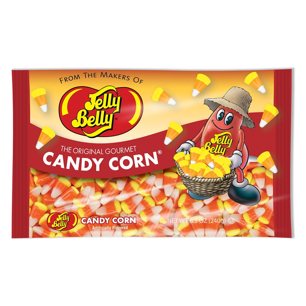 Jelly Belly Vanilla Mellocreme Candy 8.5 oz Bag, Classic Candy Corn ...