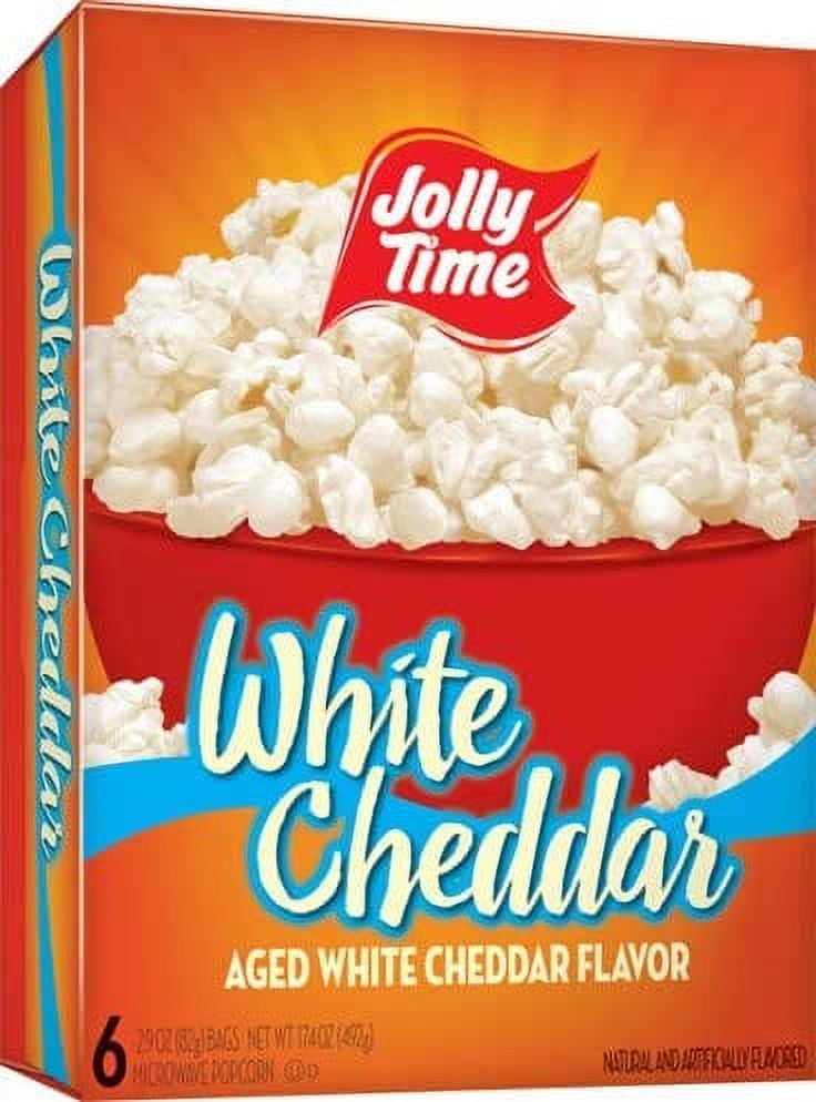 Gourmet Cheddar Cheese Non-GMO Microwave Popcorn (White Cheddar, 2.9 ...