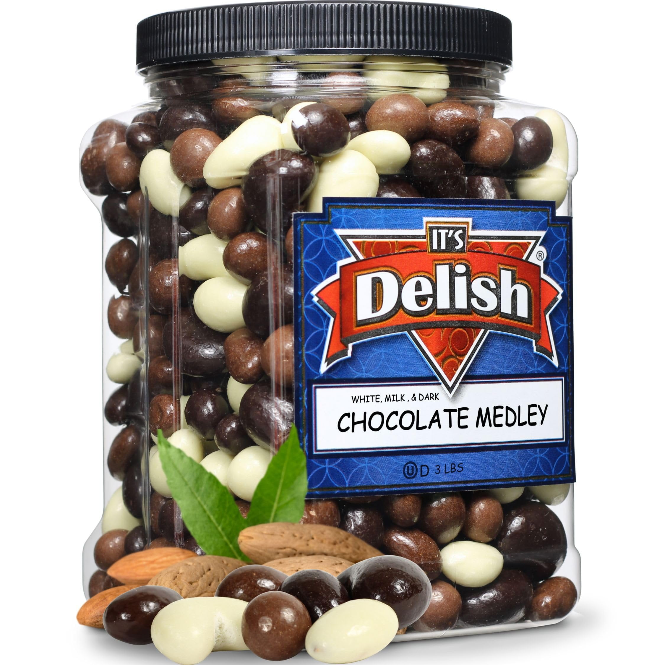 Gourmet Chocolate Bridge Mix Medley by Its Delish, 3 LBS Jumbo ...