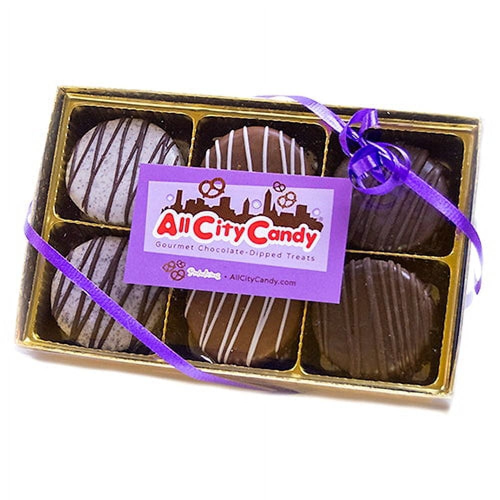 Gourmet Chocolate Covered Oreo Cookies - 6-Piece Gift Box - Walmart.com