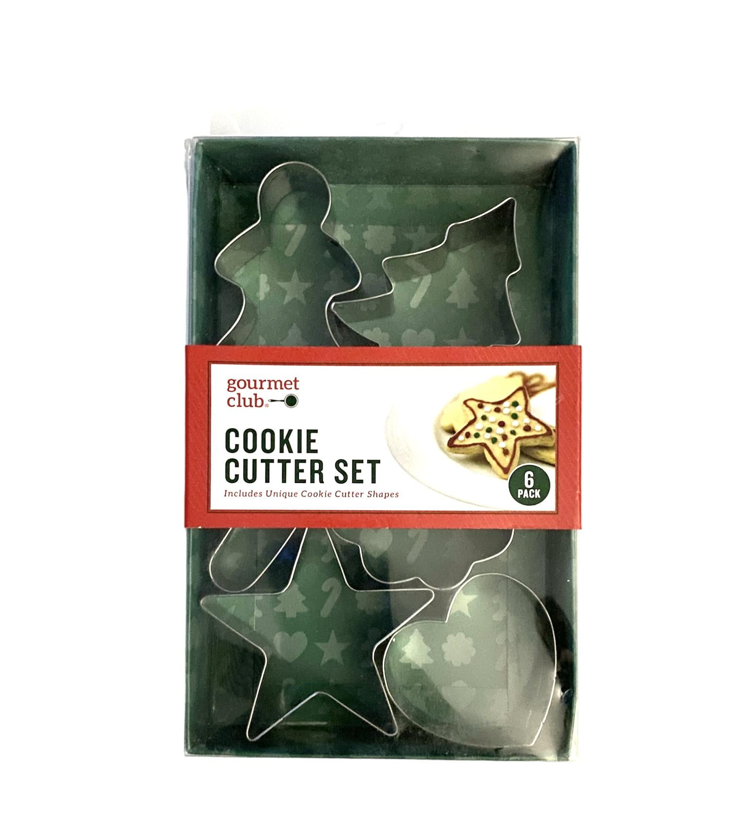 Gourmet Club 6 unique Cookie Cutter Shapes, Includes 6 unique cookie ...