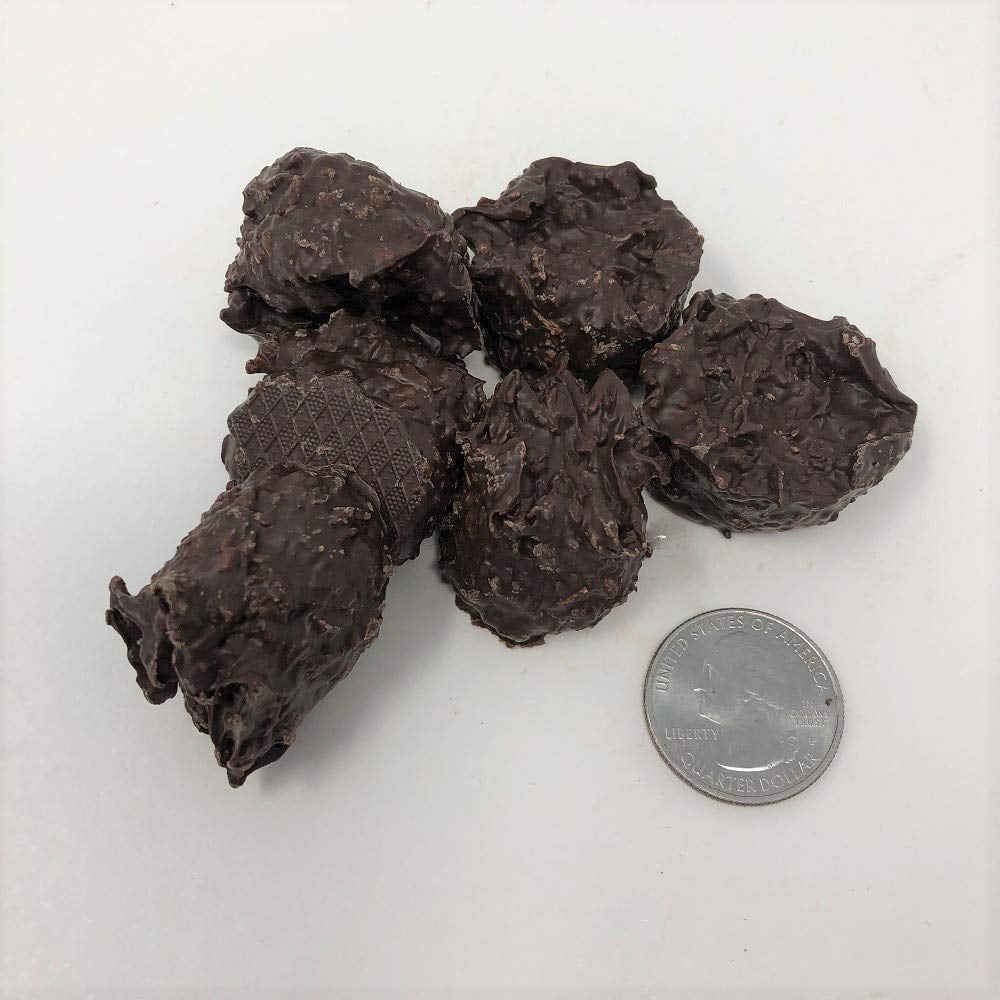 Gourmet Coconut Clusters Dark Chocolate Candy 1 pound - Walmart.com