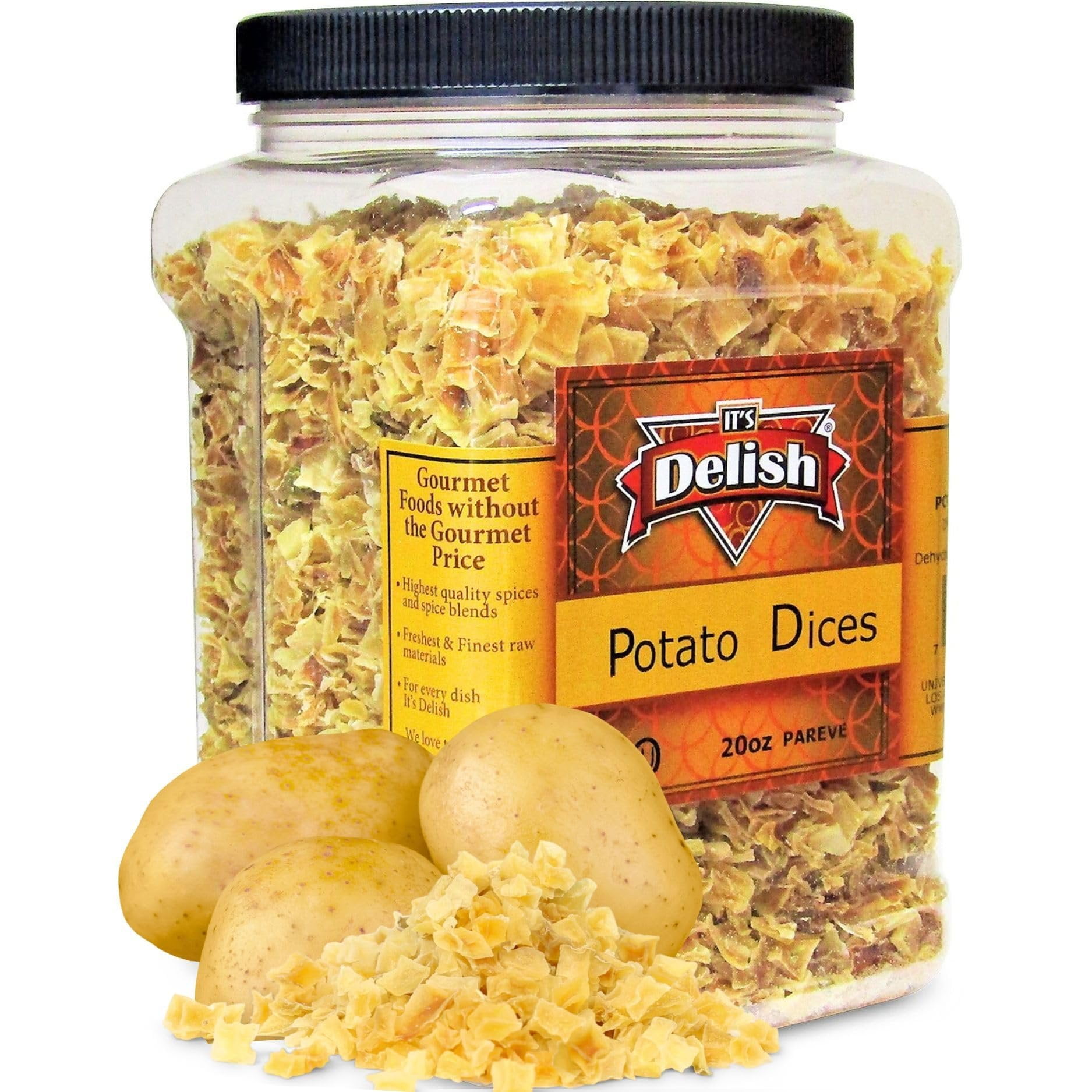 Its Delish Gourmet Dehydrated Potato Dices - 20 Oz - Natural Dried ...