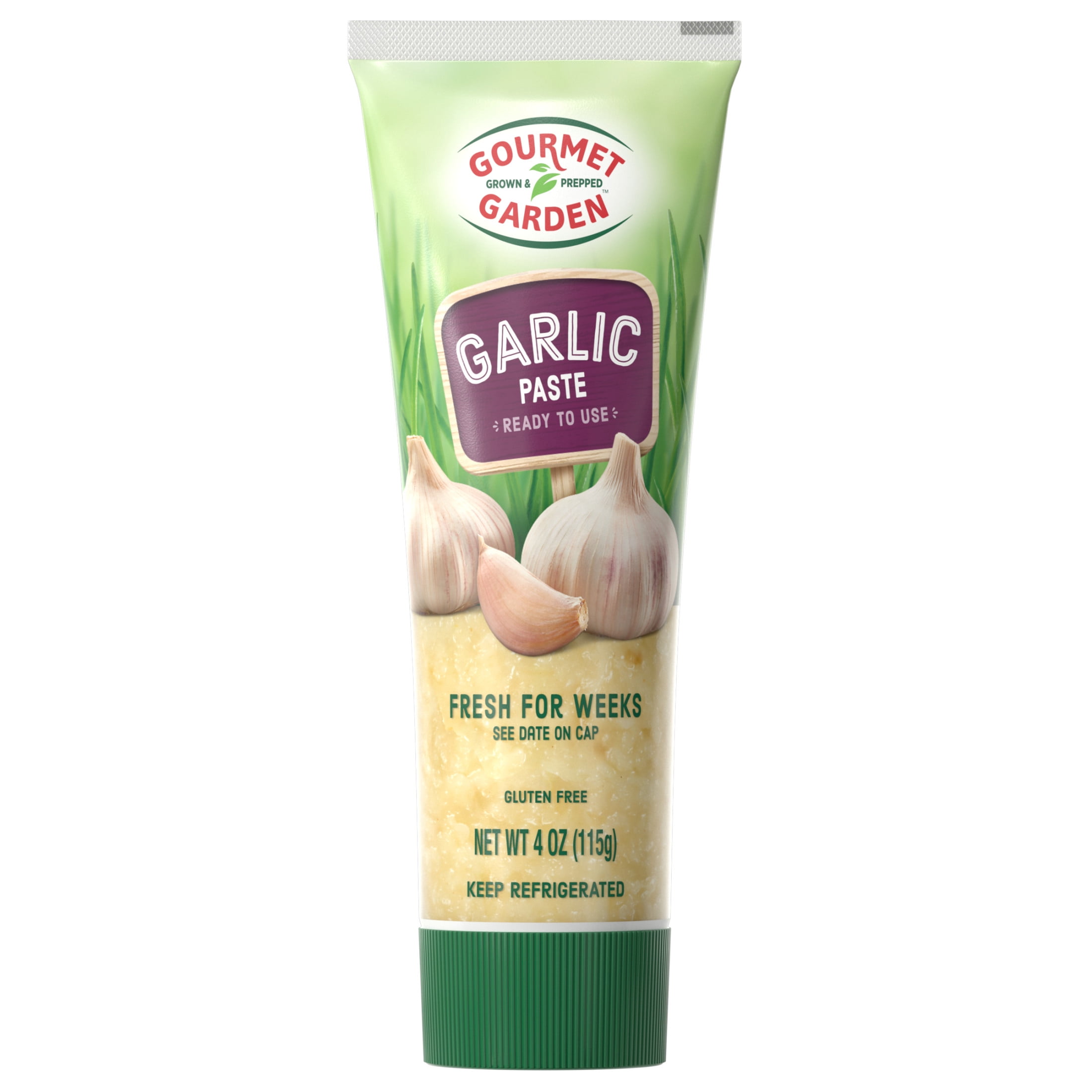 Gourmet Garden Gluten Free Garlic Stir-in Paste, 4 oz Squeezable Tube ...