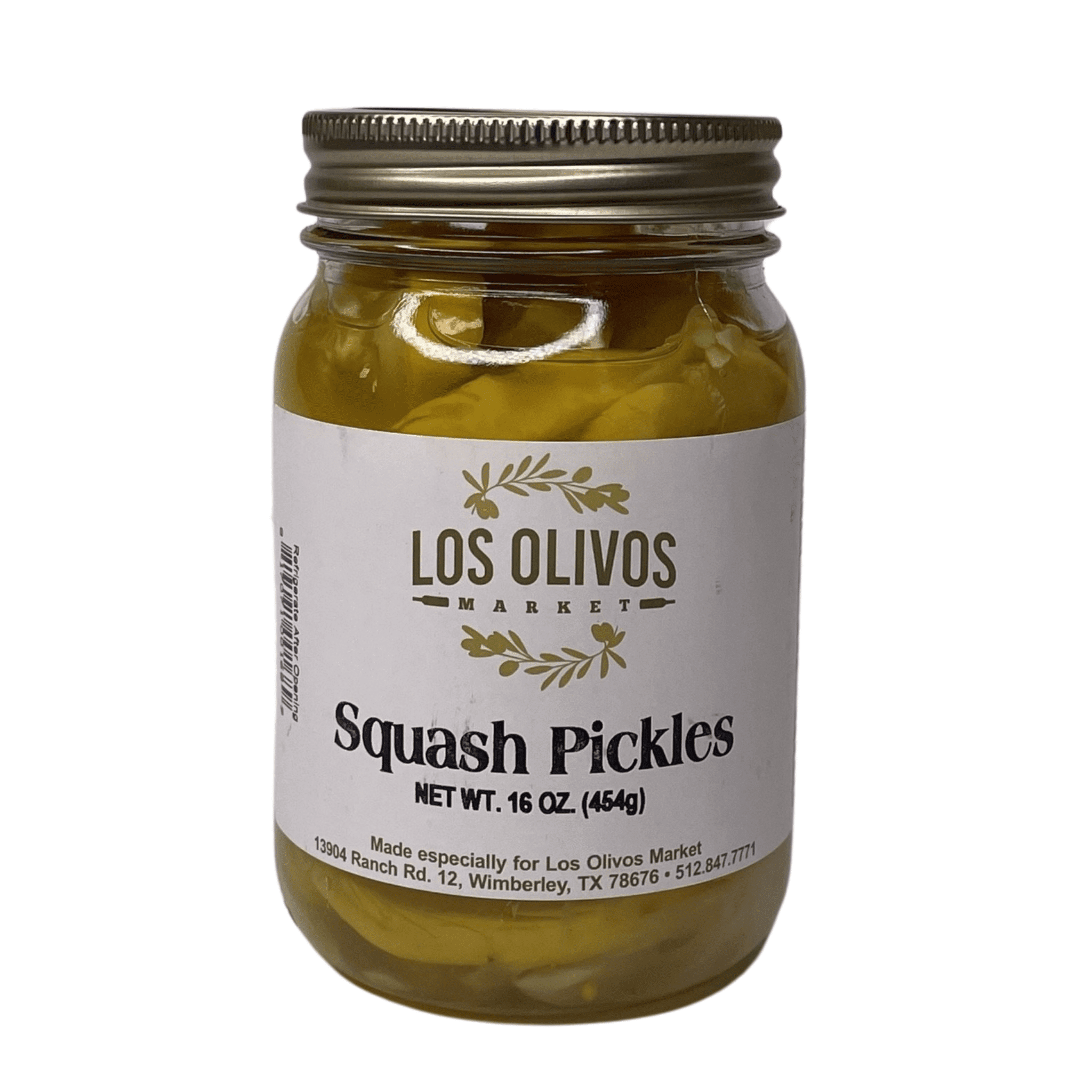 Gourmet Gardens Los Olivos Fresh Squash Pickles in Glass Bottle, 16oz ...