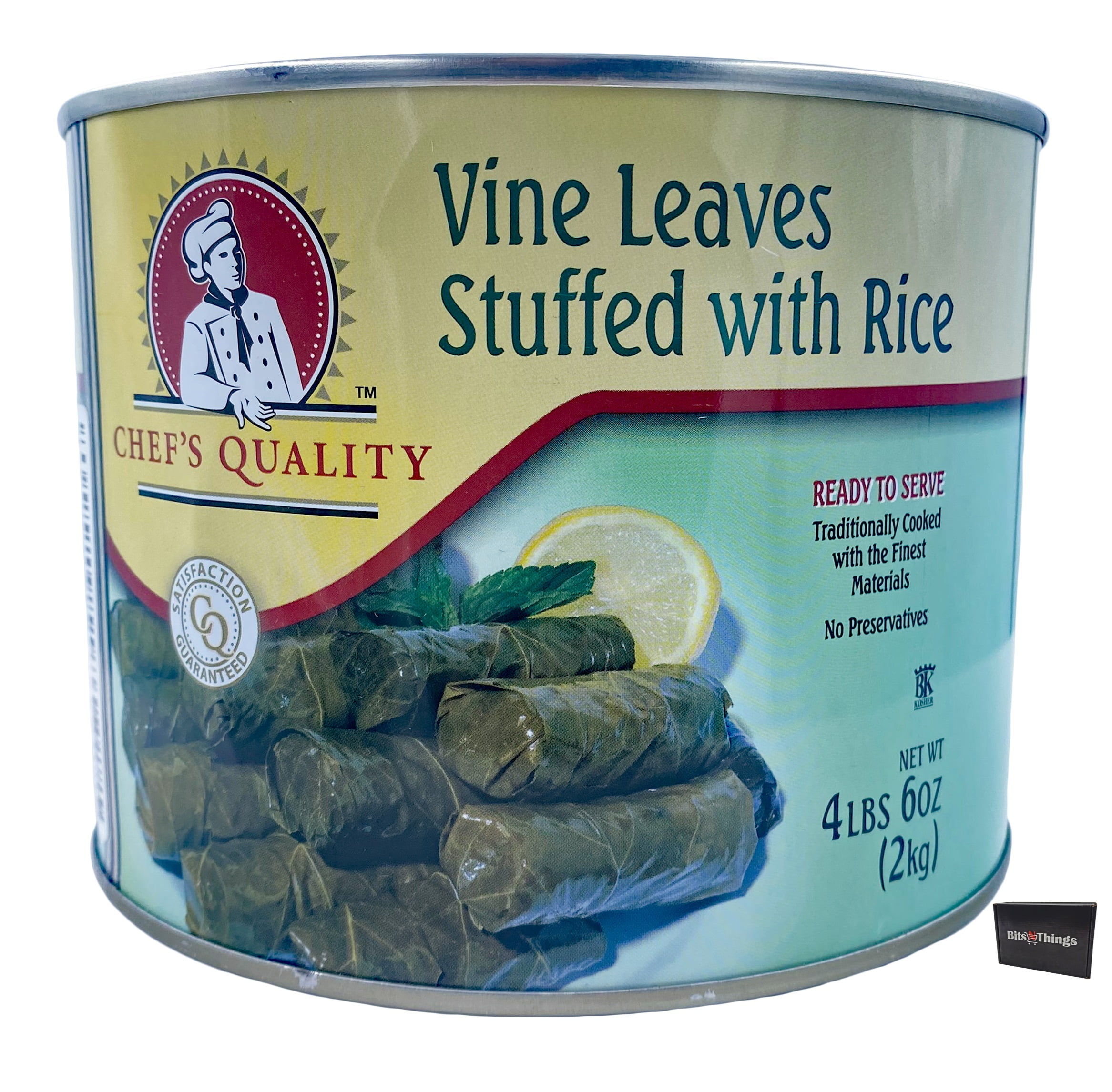 Gourmet Fresh Spiced Grape Vine Leaves Stuffed with Rice - 70 oz. - Walmart.com